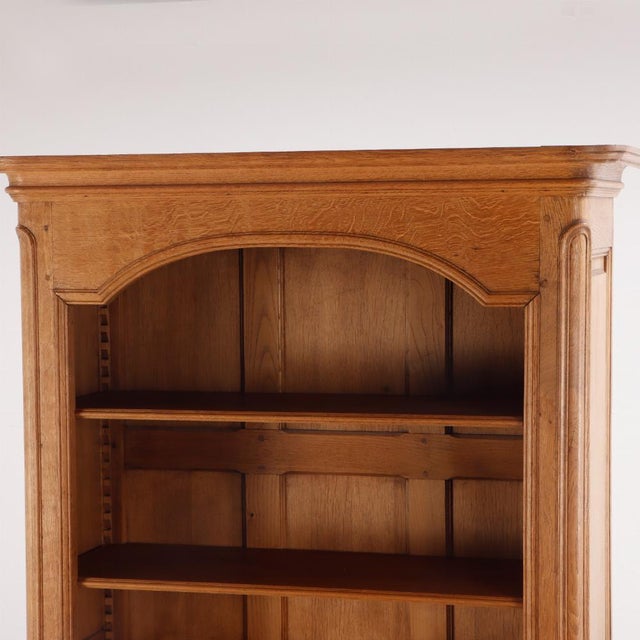 A French Oak Bookcase, in Two Parts. Circa 1900. | Chairish