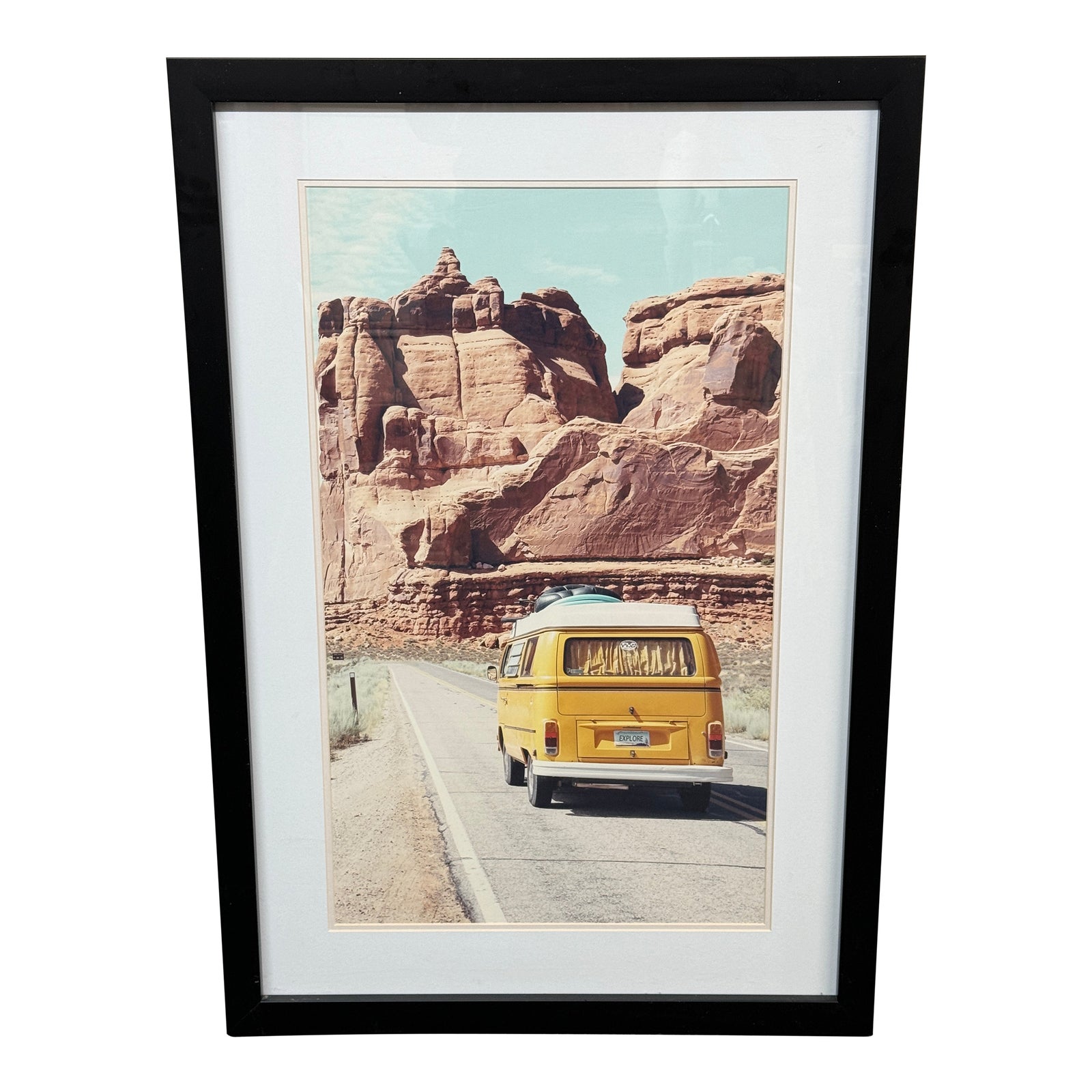 Paragon Art "Road Trip" Framed Travel Poster | Chairish