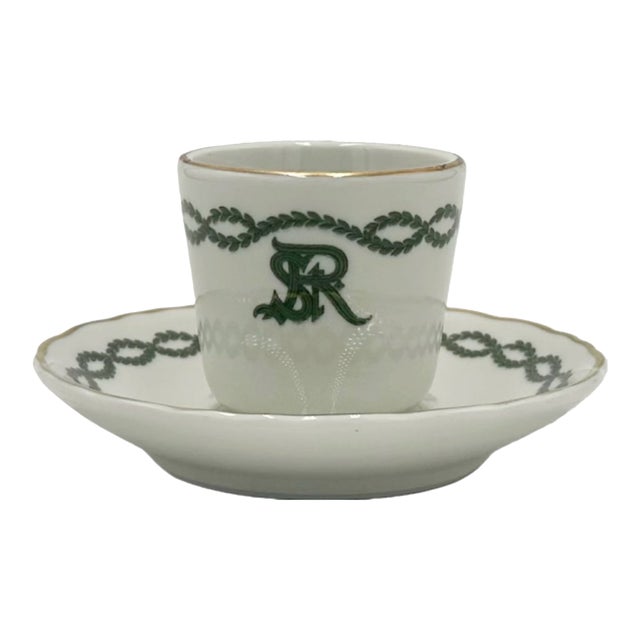 Vintage 5-Star St. Regis Hotel Demitasse Cup & Saucer Coffee | Chairish
