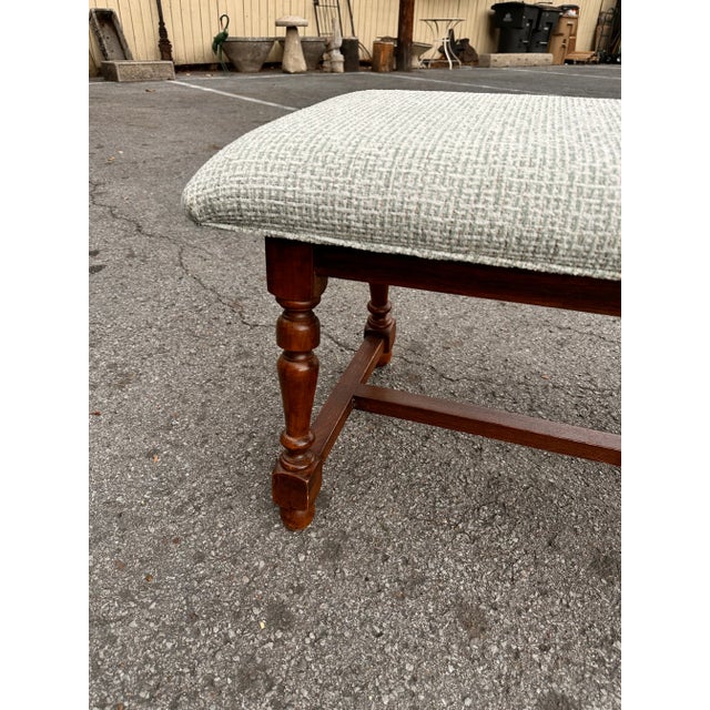 Newly Upholstered English Bench | Chairish
