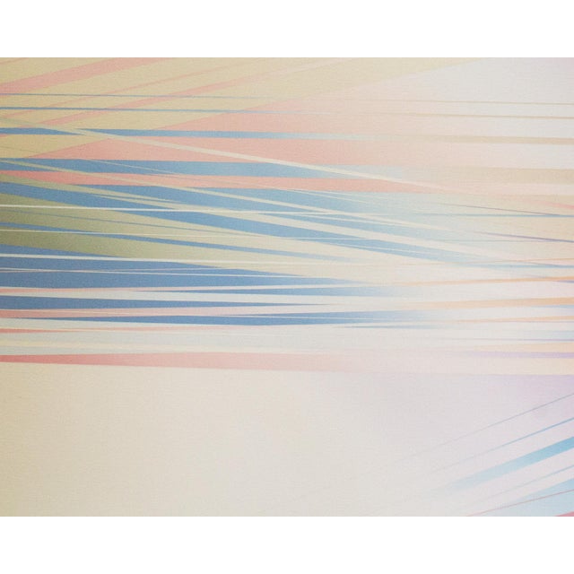 1984 Signed Abstract Acrylic on Canvas Painting by James Cunningham ...