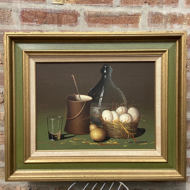 Mid 20th Century French Artist Violette De Mazia Framed Painting on ...