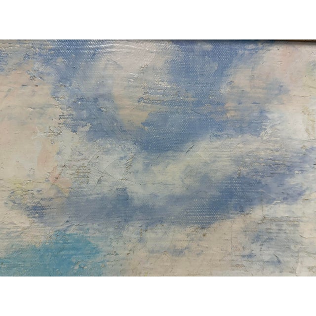 Artist Mathews Vintage Farmhouse Painting | Chairish