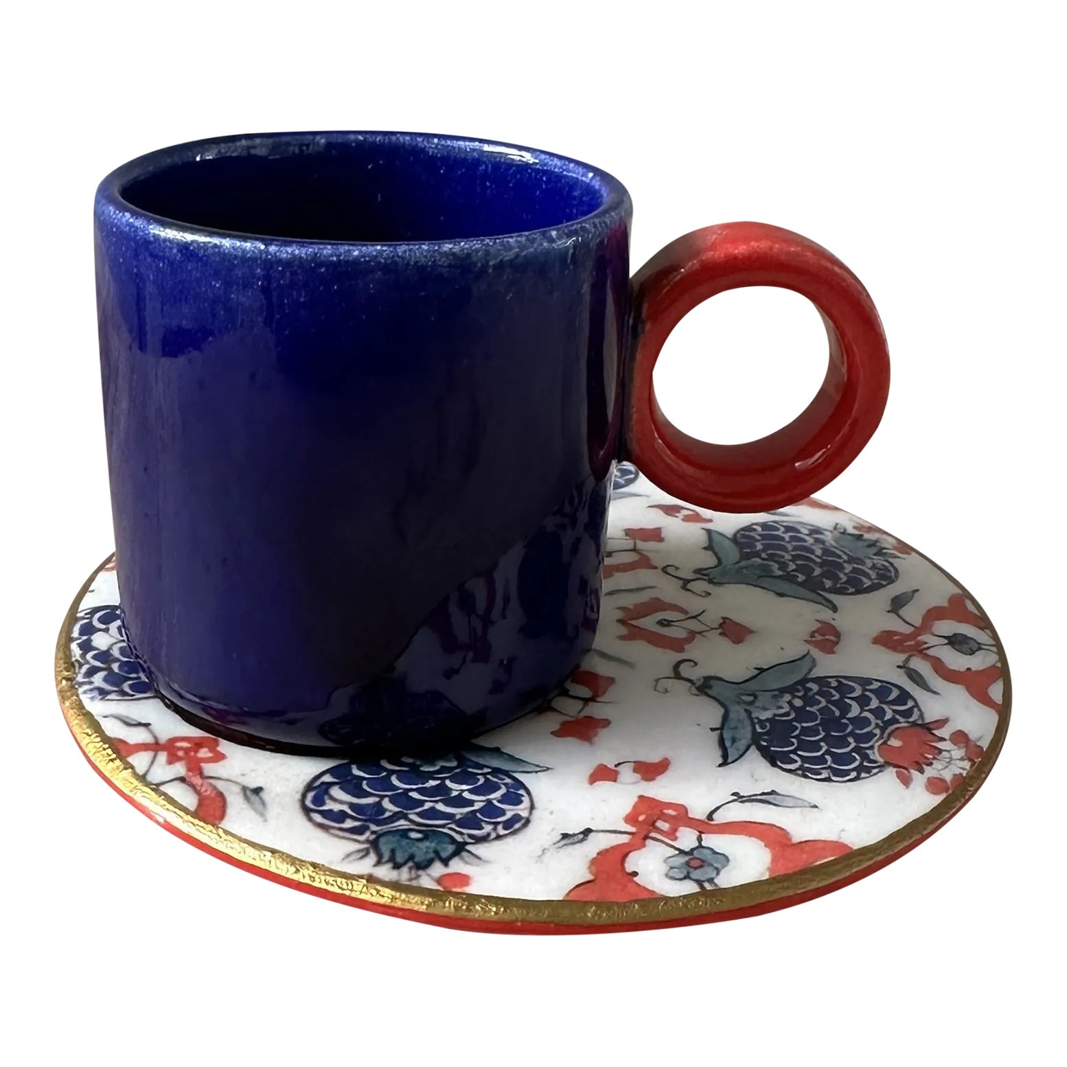 Nar Espresso Cup & Saucer Set - 2 Pieces | Chairish
