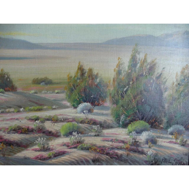 1950s Paul Grimm Desert Extremities Oil on Canvas Painting, Framed ...