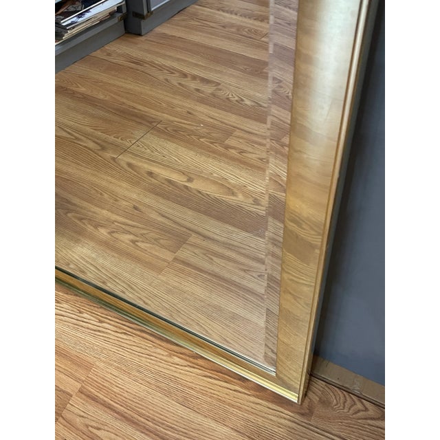 Modern Gold Rectangular Mirror Beveled | Chairish