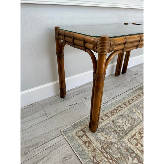 1980s Rattan End Tables Franco Albini Style - a Pair | Chairish