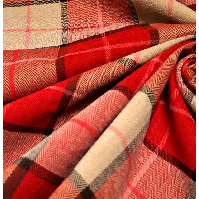 Vintage Ralph Lauren "Pennington" Tattersall Herringbone Weave Wool ...