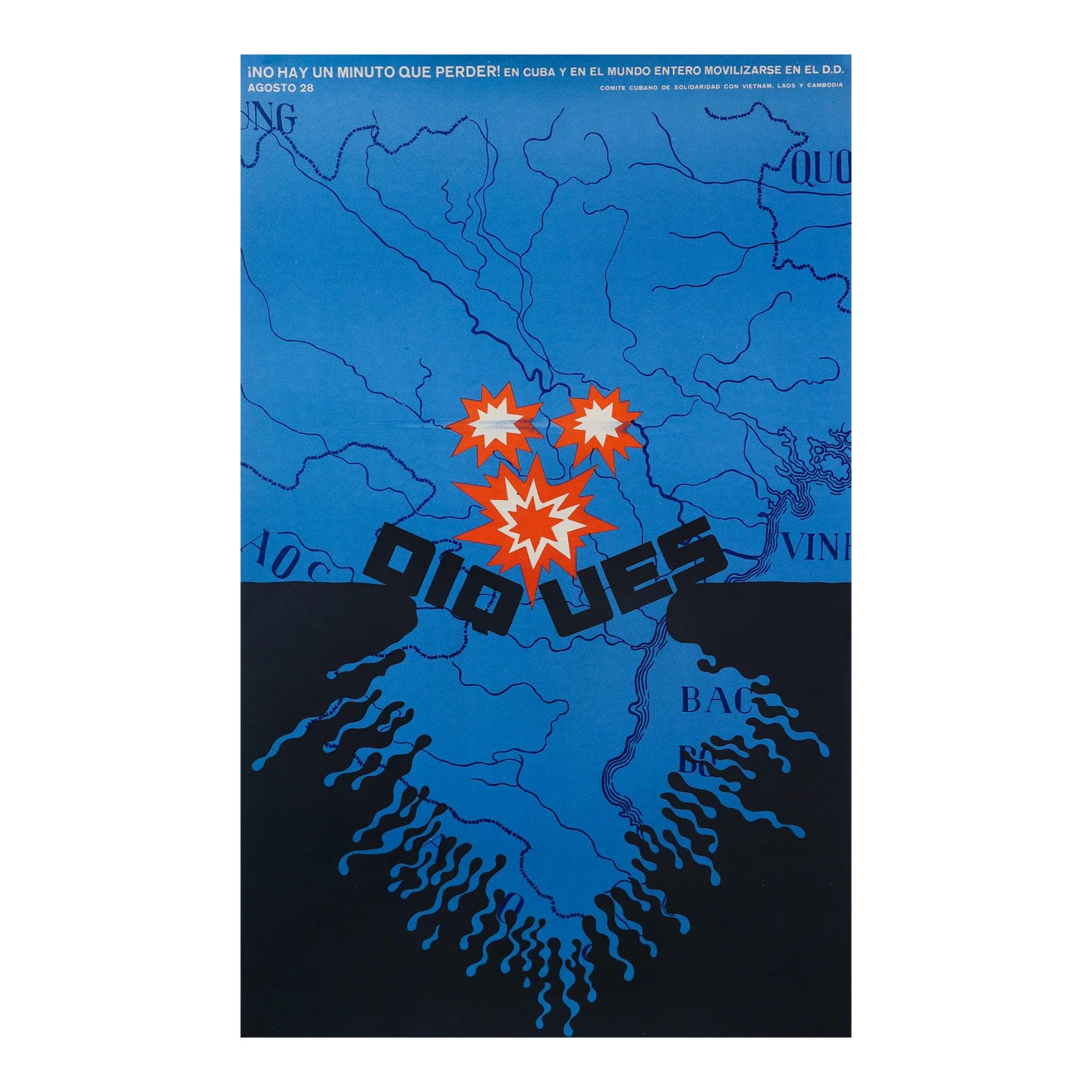 1960's Original Poster, Ospaaal, No Hay Un Minuto Que Perder! Comite o ...