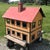 1930s Large Primitive Folk Art Wooden Doll House With Lift Up Roof ...