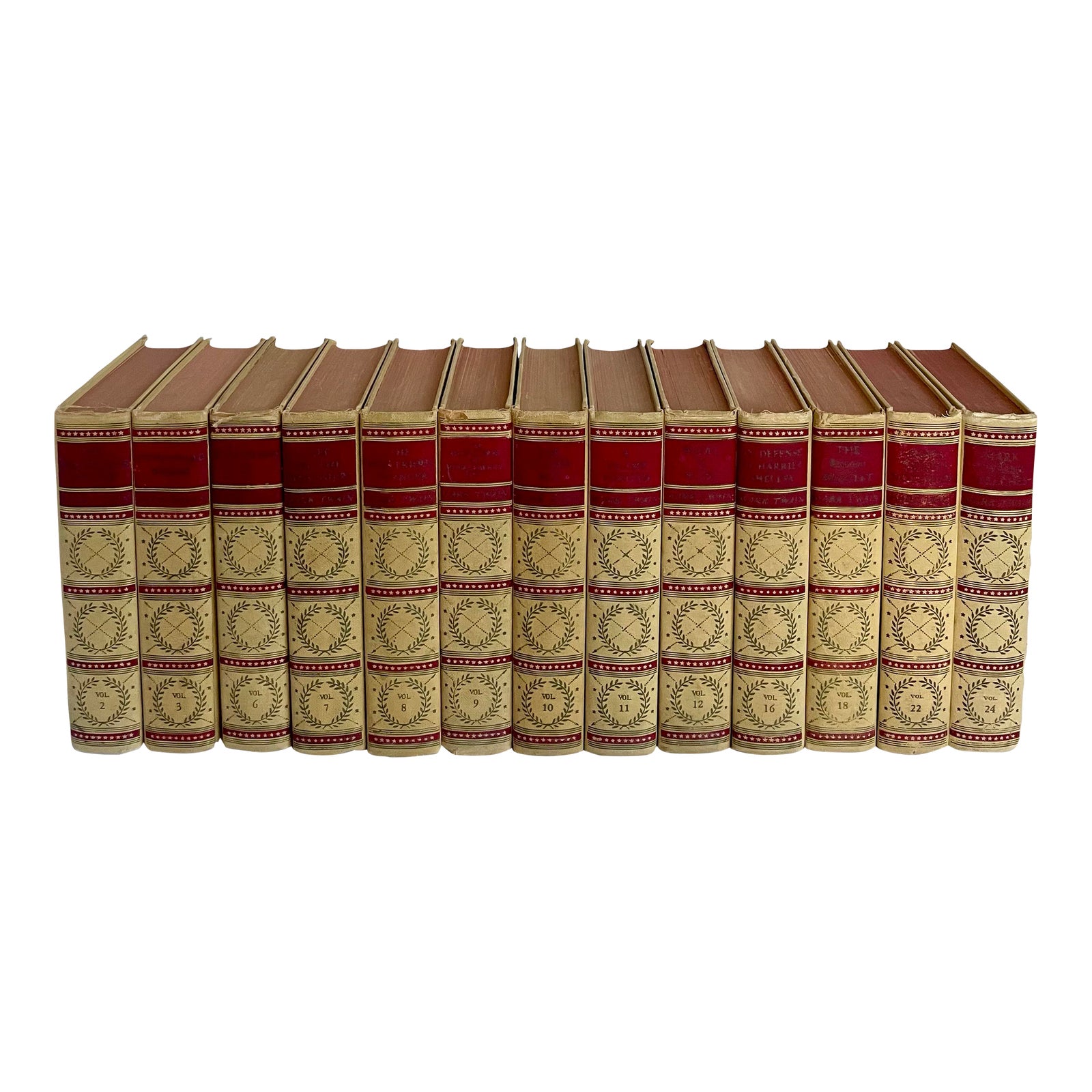1923 Mark Twain American Artists - 13 Volume Book Set | Chairish