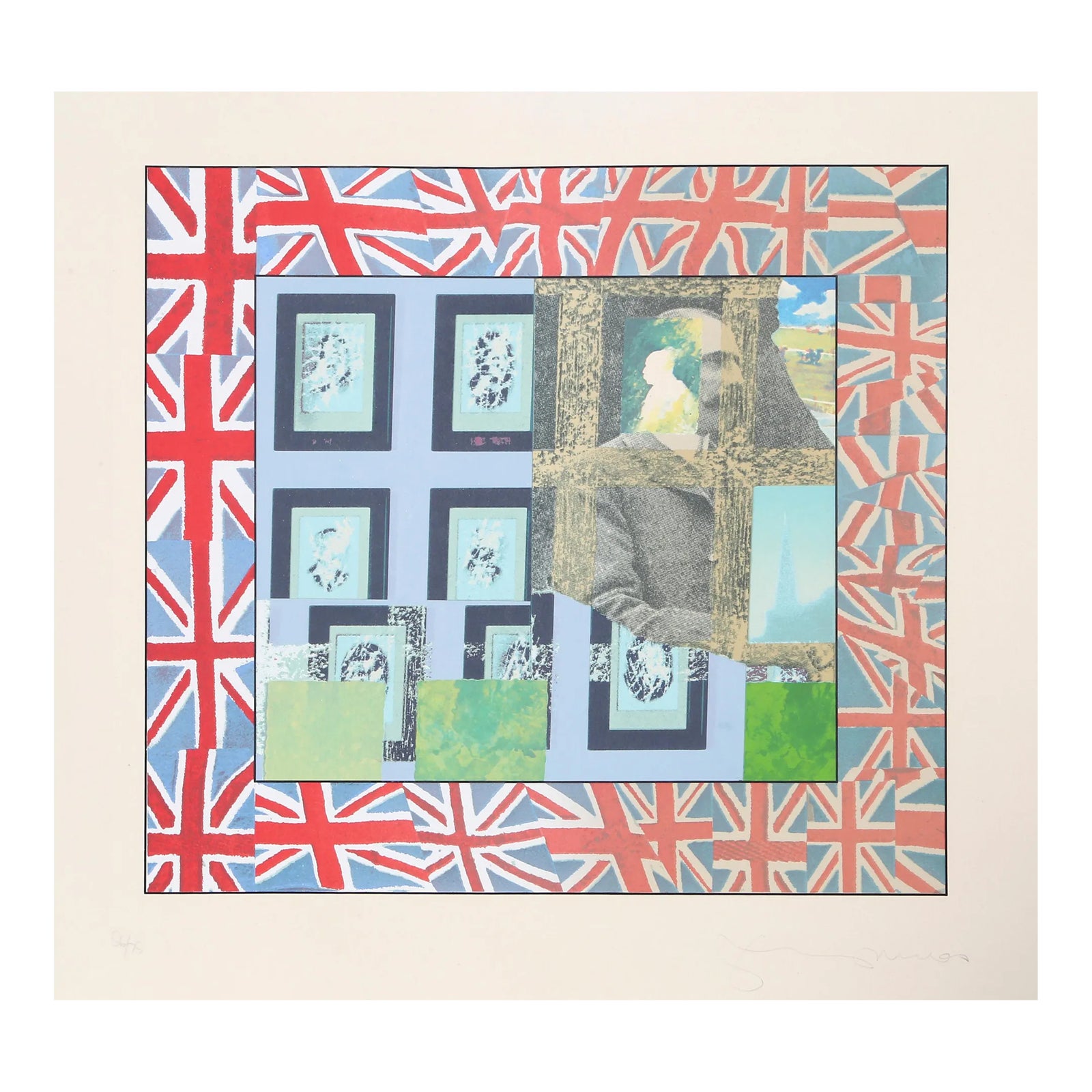 Elgar, Tom Phillips Screen Print | Chairish
