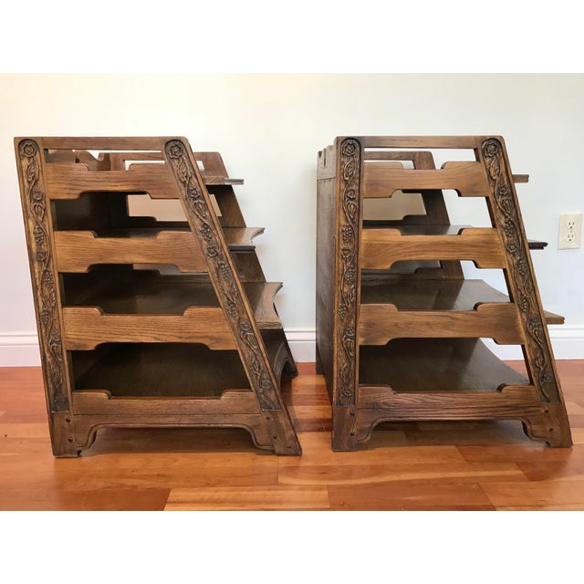 Romweber Viking Oak End Table Nightstands Magazine Shelf 5712 5-950 ...