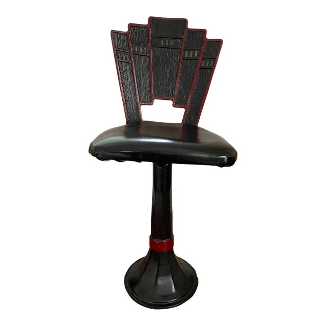 1930s Art Deco Soda Fountain Chair | Chairish