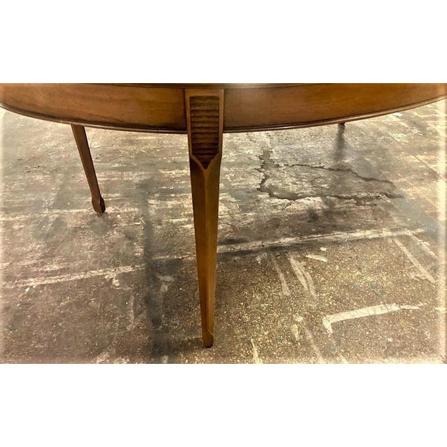 Romweber Invicta Burlwood 84" Oval Dining Table - Mid Century Modern ...