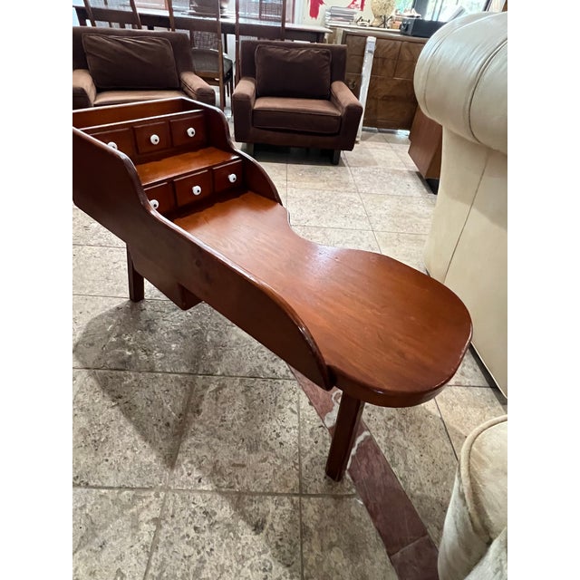 Early 20th Century Primitive American Cobbler’s Bench Coffee Table ...