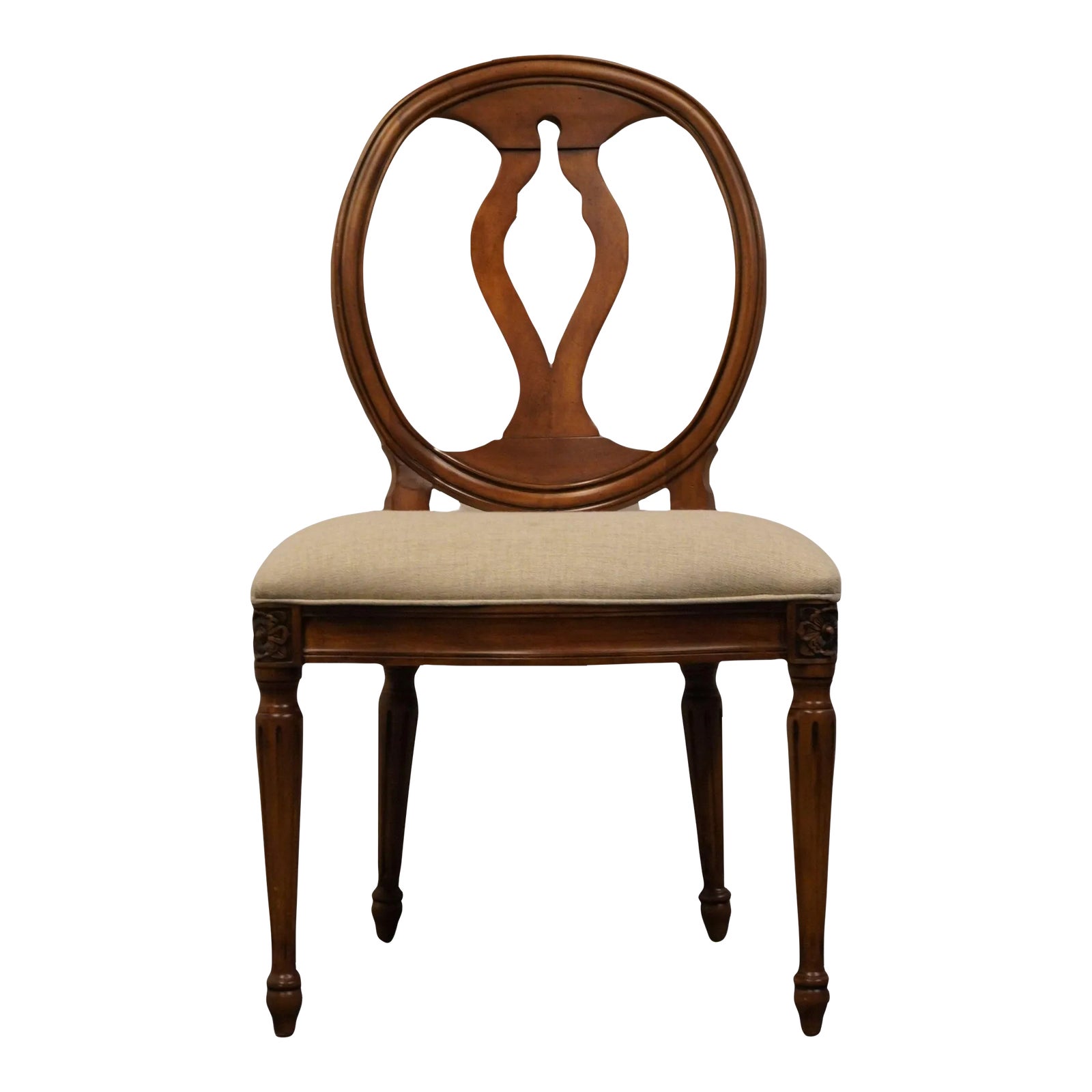 Ethan Allen Maison Margaux Contemporary Traditional Round Back Dining ...