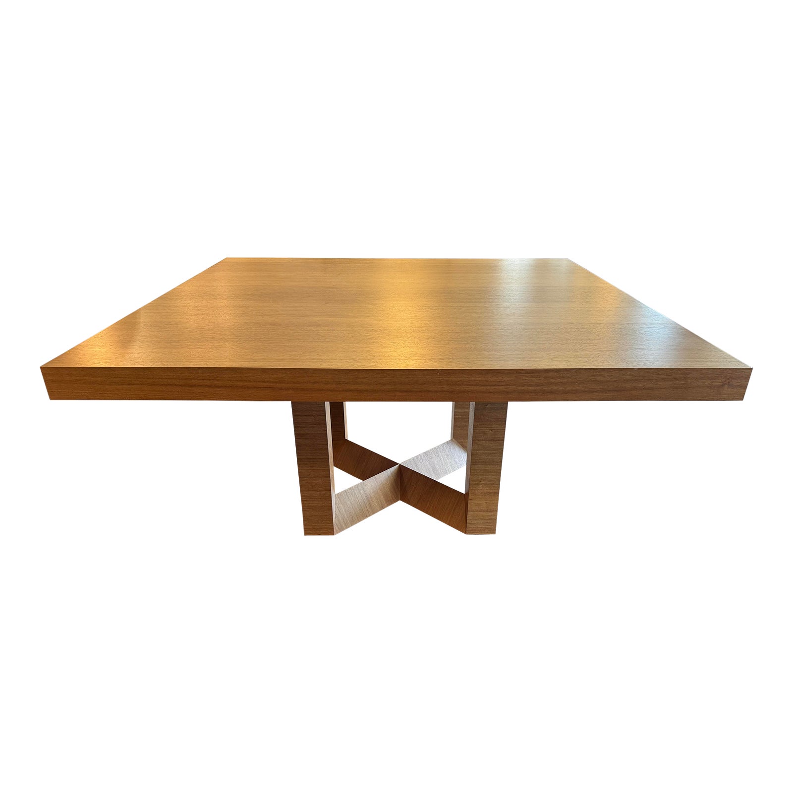Custom Design Contemporary 60 Inch Square Dining Table | Chairish