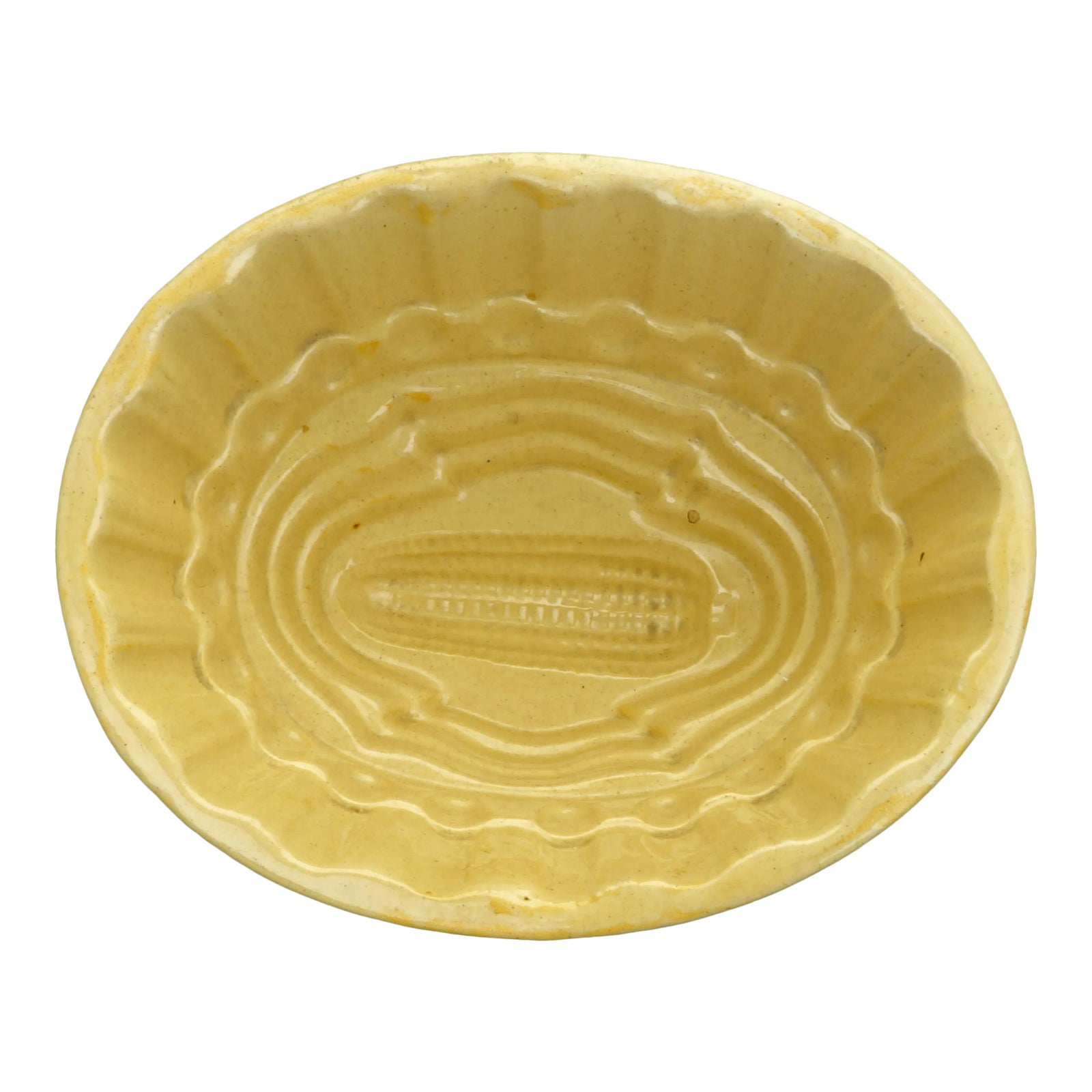 Victorian Ceramic Food Mold With Corn Design Late 19th Century | Chairish