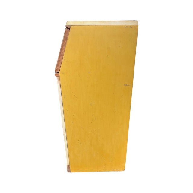 Mid 20th Century Dollhouse Chest with Slant Front Desk | Chairish