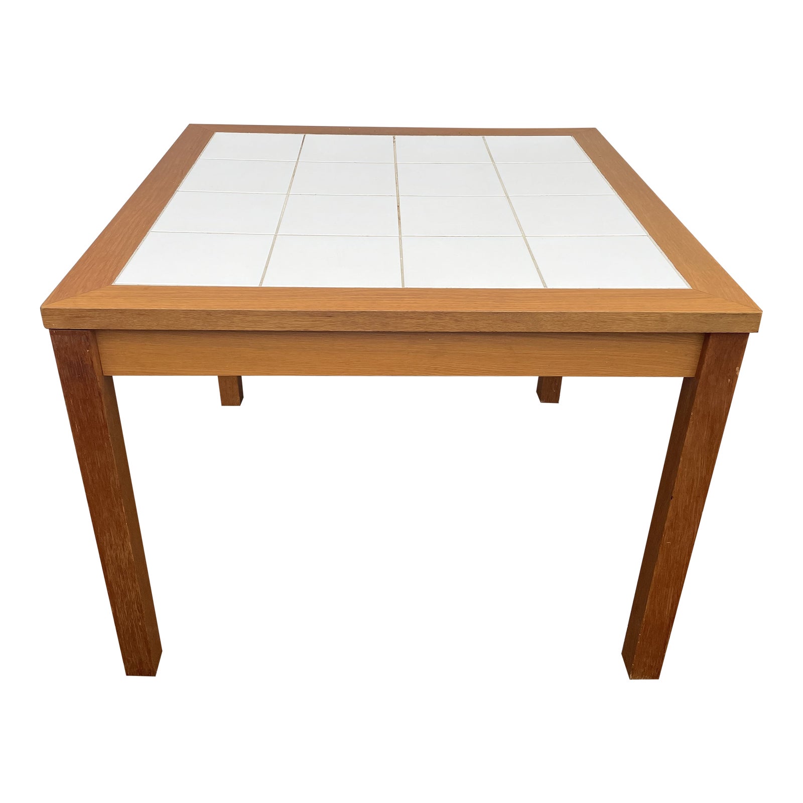 1970s Vintage Mid Century Modern Tile Top Kitchen Table - Made in ...