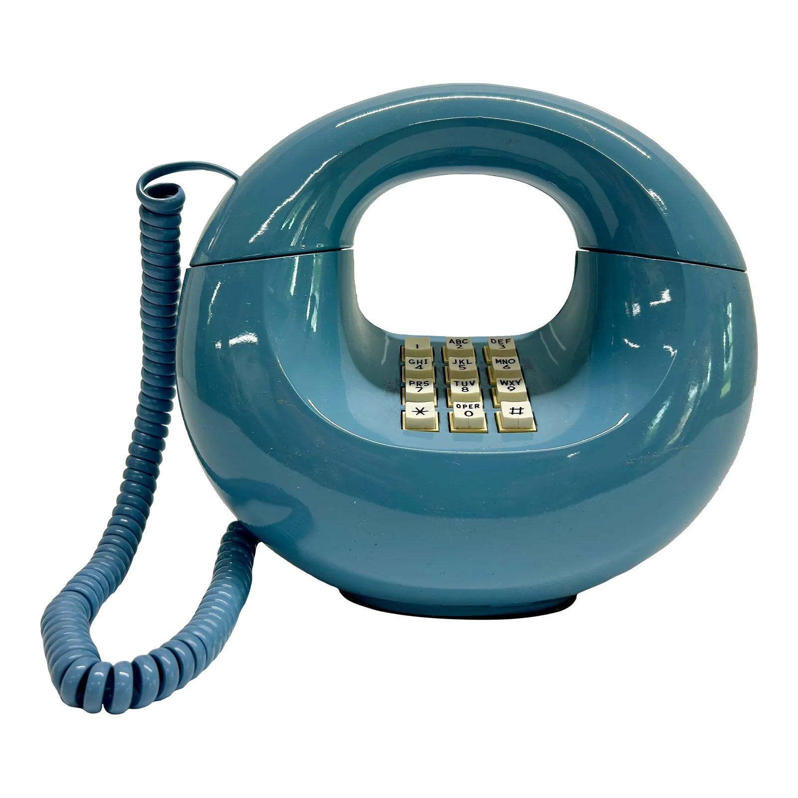 Vintage 1970's Donut Phone | Chairish
