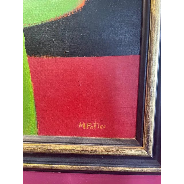 Maurice Potier Oil on Canvas painting | Chairish