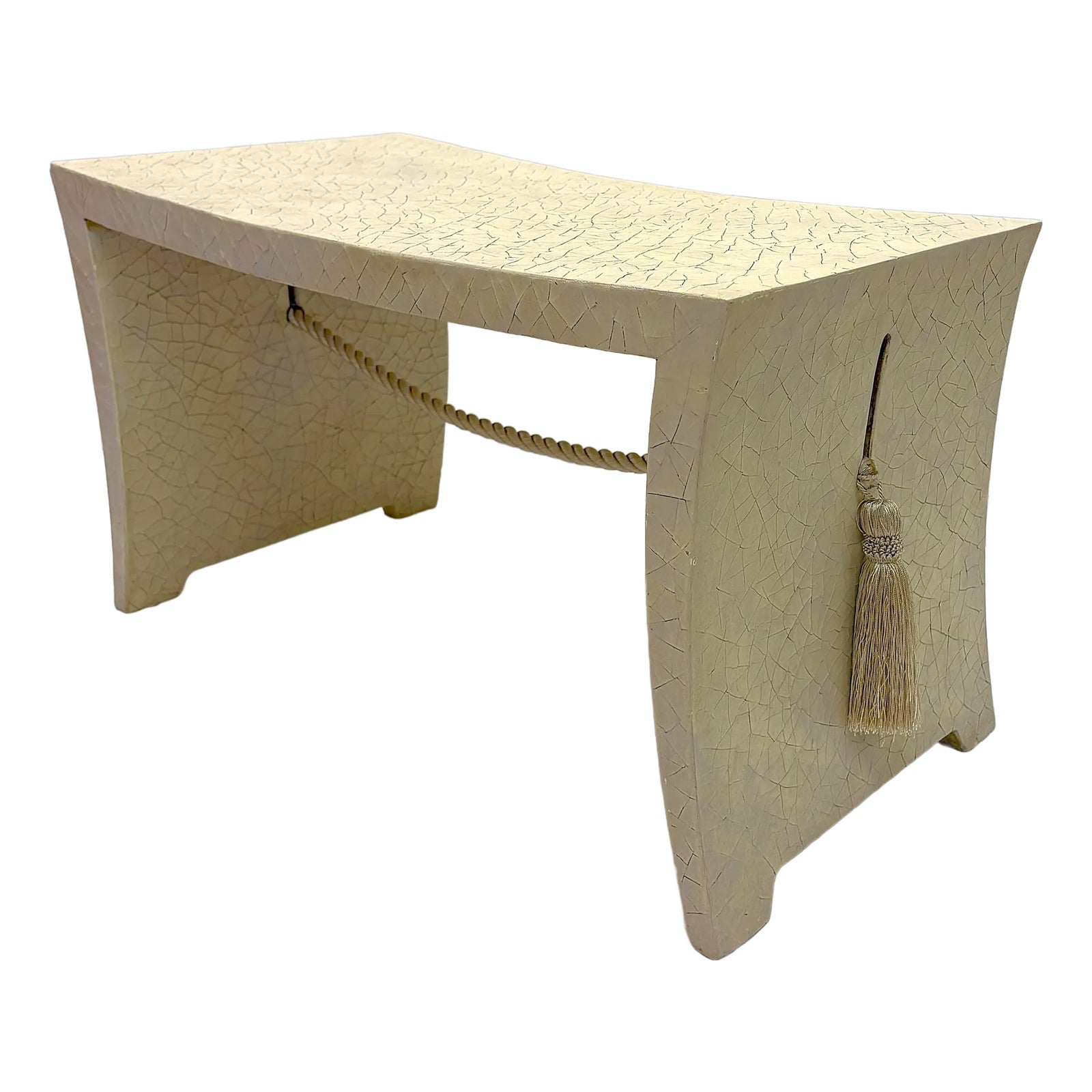 Vintage Tassel Pagoda Bench by Thomas Pheasant for Baker Furniture in ...
