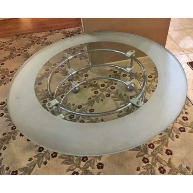 20th Mid-Century Jay Spectre Chrome Glass Coffee Table | Chairish