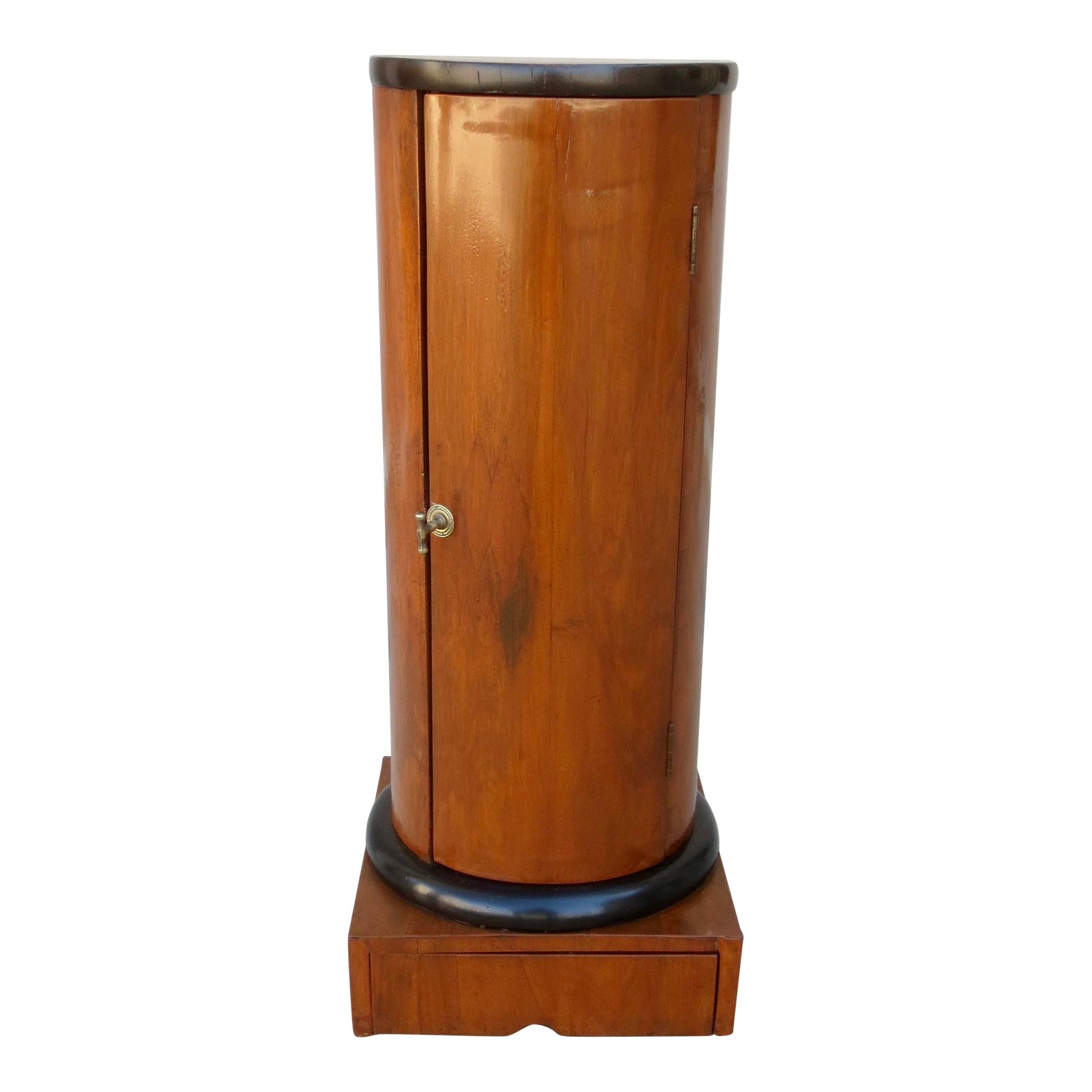 Biedermeier Column End Table | Chairish