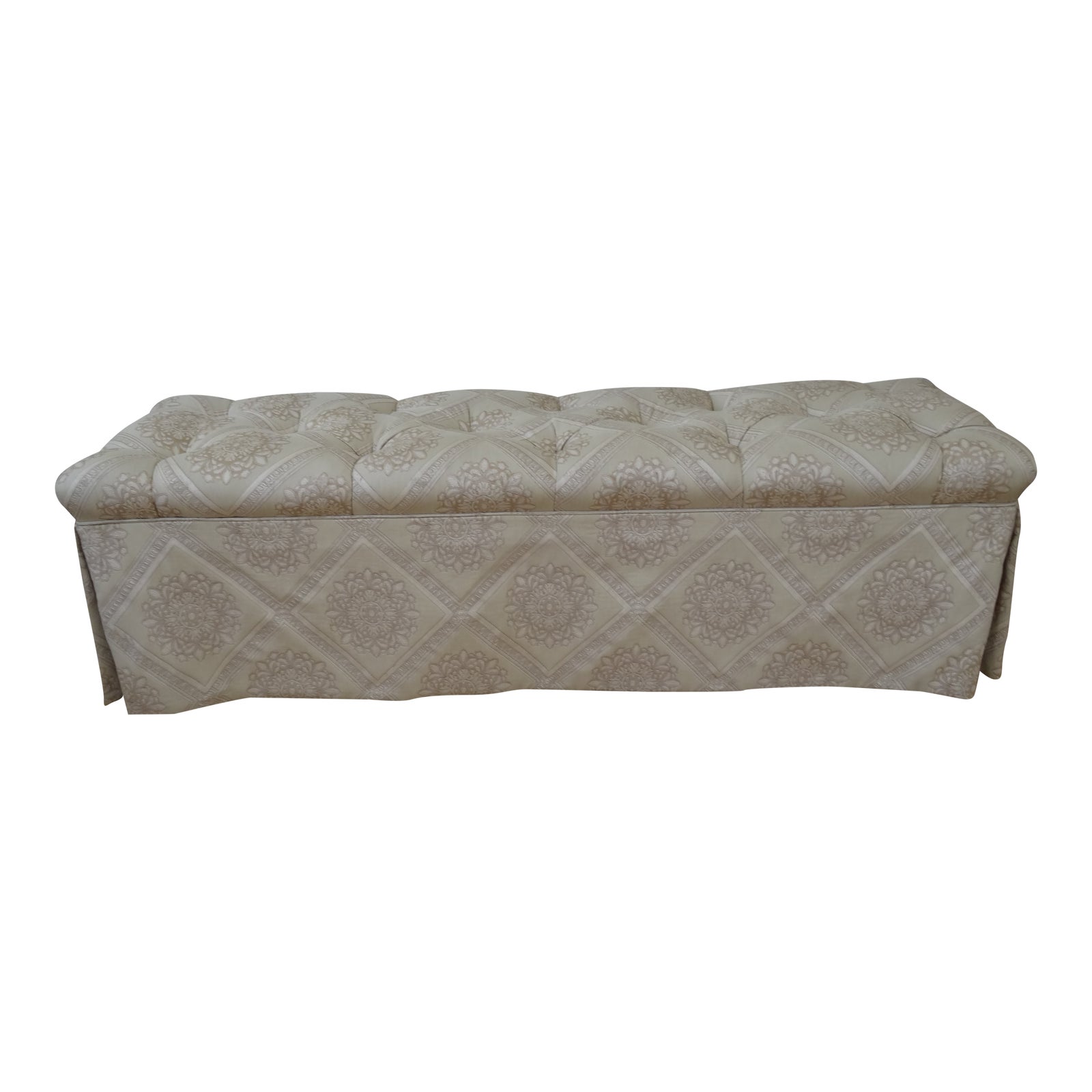 Tufted Bench | Chairish