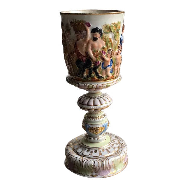 18th Century Capodimonte Raised Relief Porcelain Greek Mythological ...
