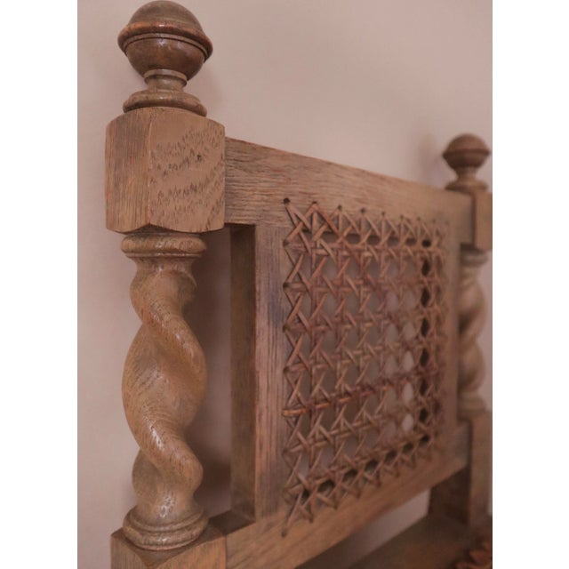 Antique Barley Twist & Cane Chair by John D. Raab Co. | Chairish