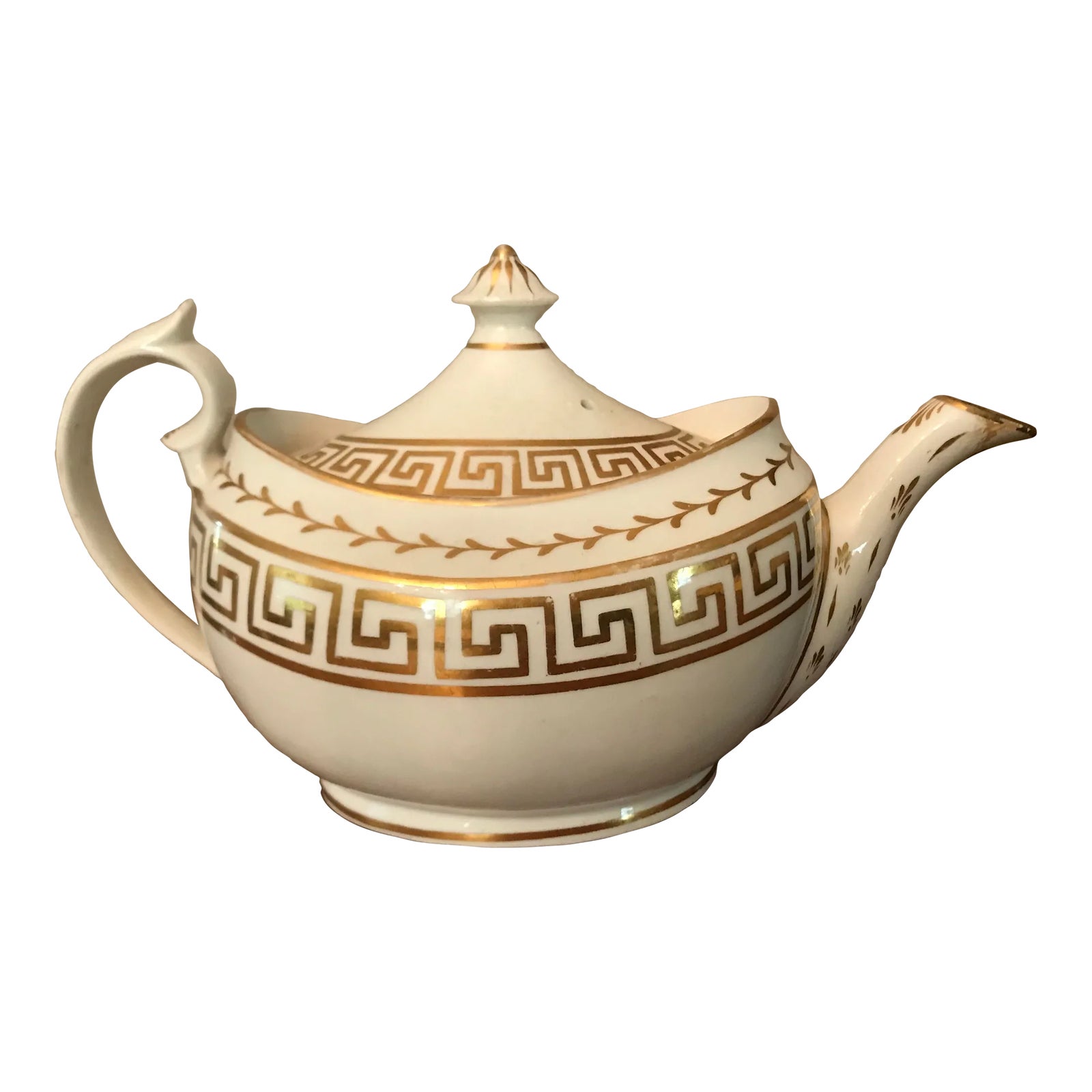 19th Century Grainger, Worcester, Warrenten Porcelain Teapot With Lid ...