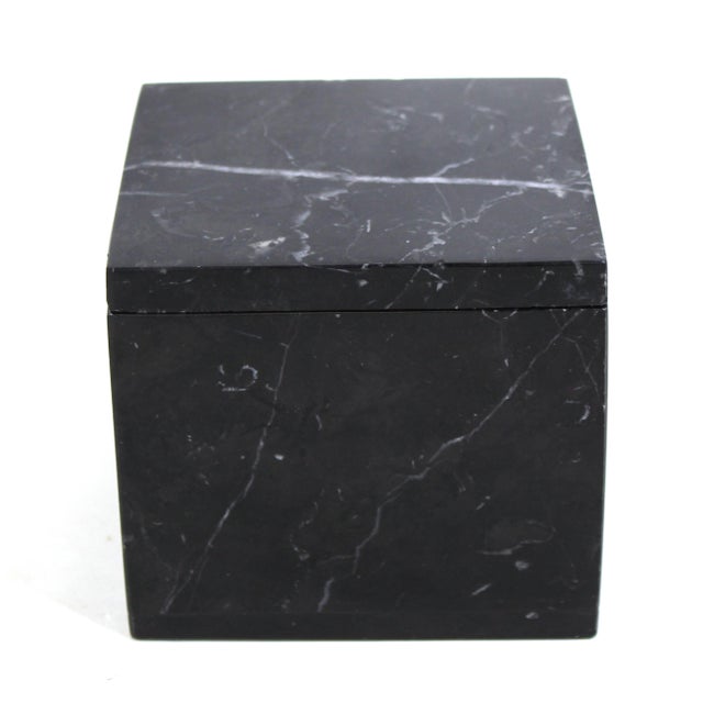 Modern Marble Trinket Box | Chairish