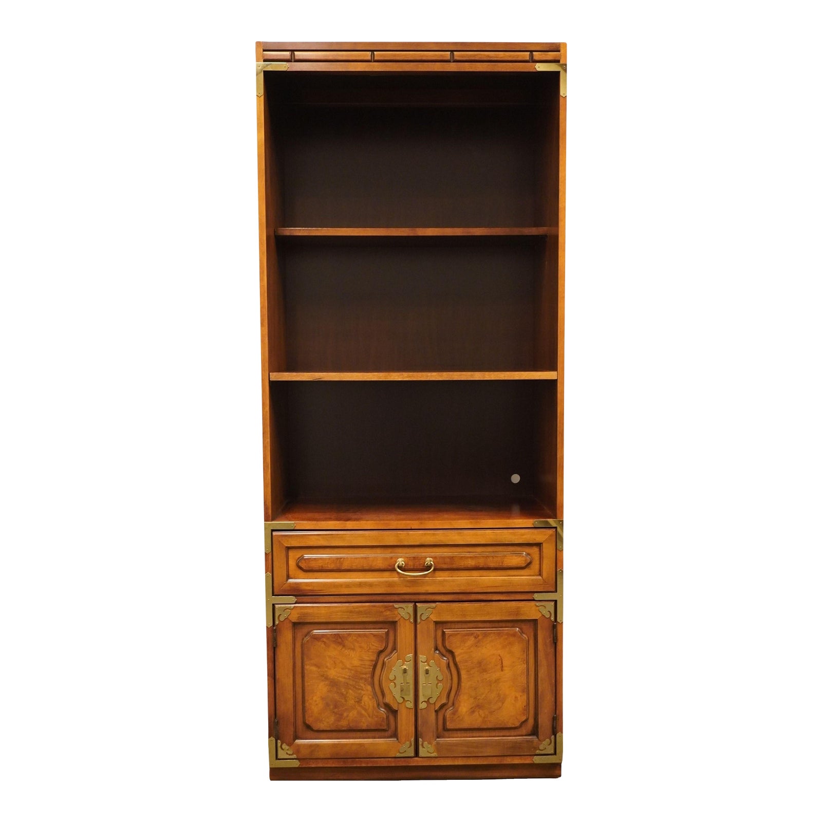 Bernhardt Furniture Hollywood Regency Asian Inspired 32" Bookcase Wall ...