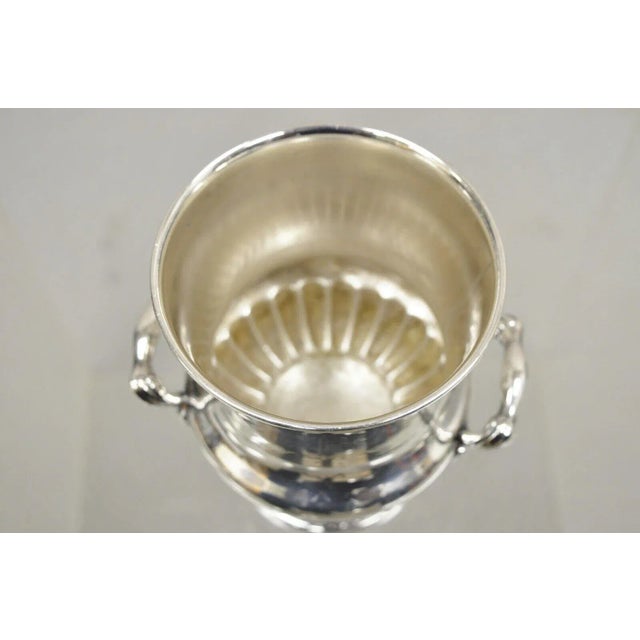 Mid 20th Century Bernard Rices Sons 7125 Victorian Silver Plated Small Trophy Cup Bucket Chiller ...