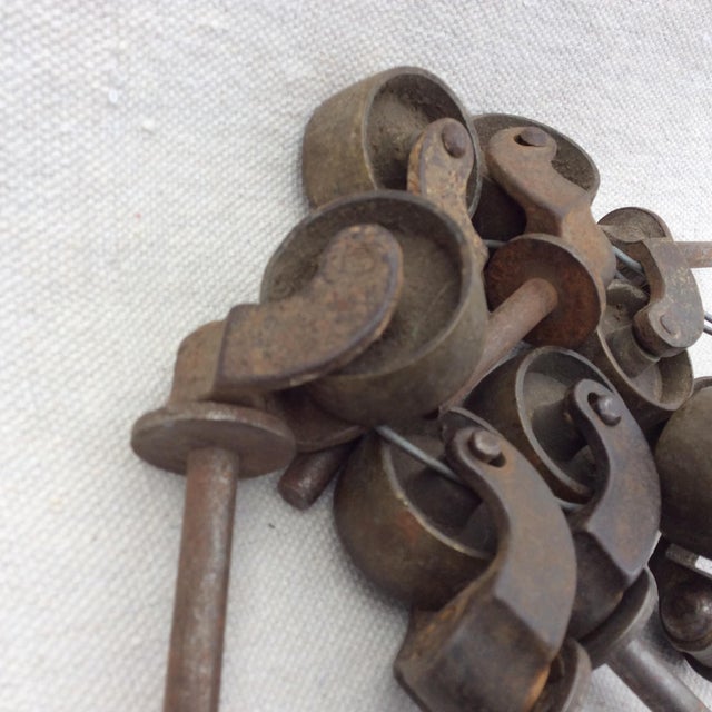 Antique Brass Castors - Set of 8 | Chairish