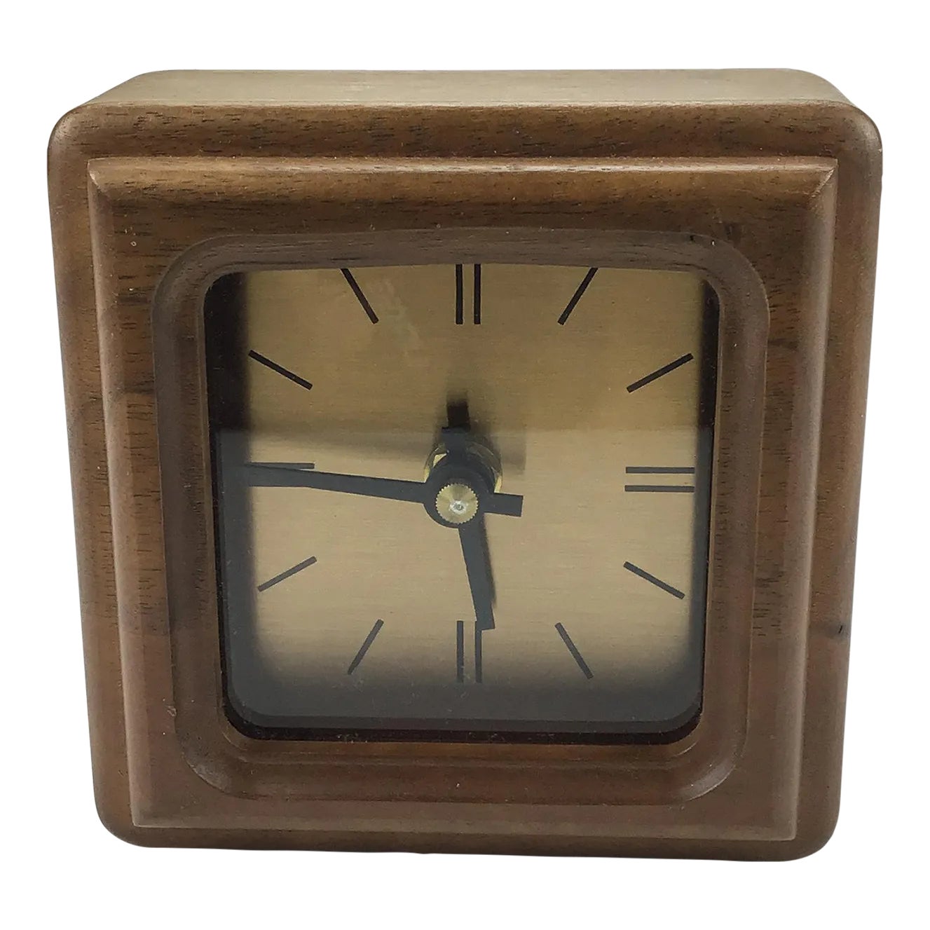 Simple Classic Carved Wood Clock Circa 90’s | Chairish