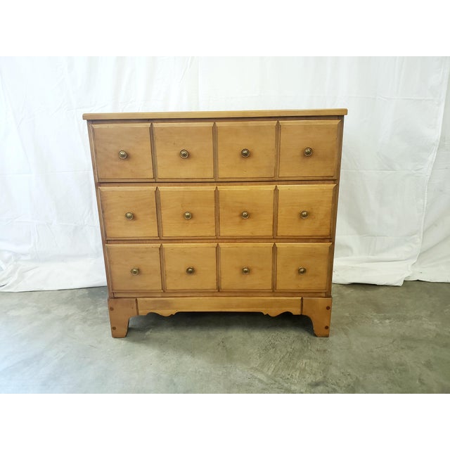 Mid 20th Century Kroehler Cape Cod Collection Solid Hard Rock Maple ...