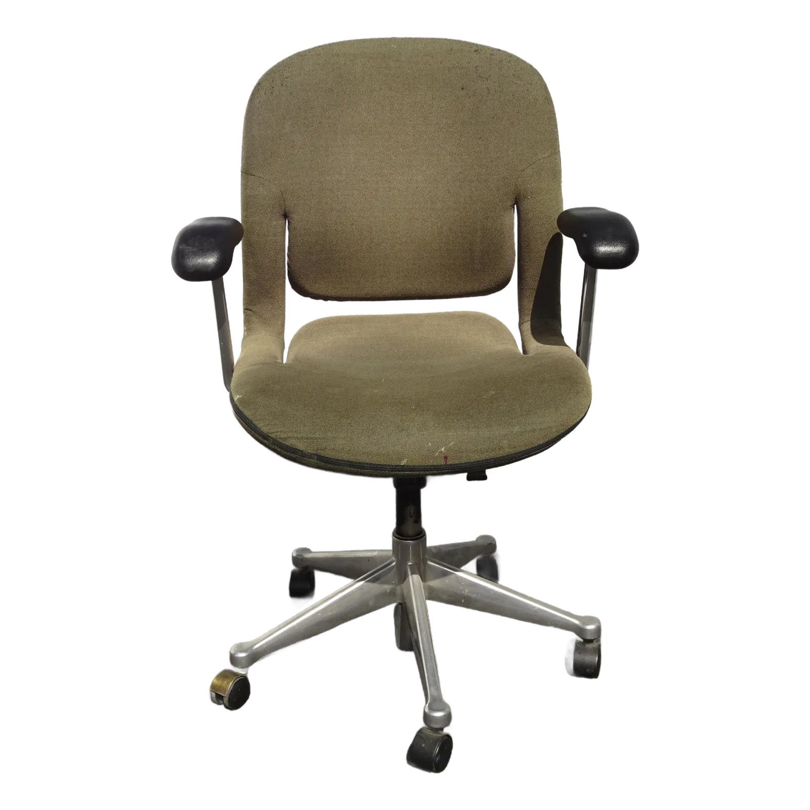 1of4 Vintage Herman Miller Task Desk Arm Chair Aluminum Base Adjustible ...