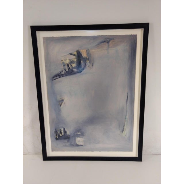 American Post-War Abstract Oil Painting | Chairish
