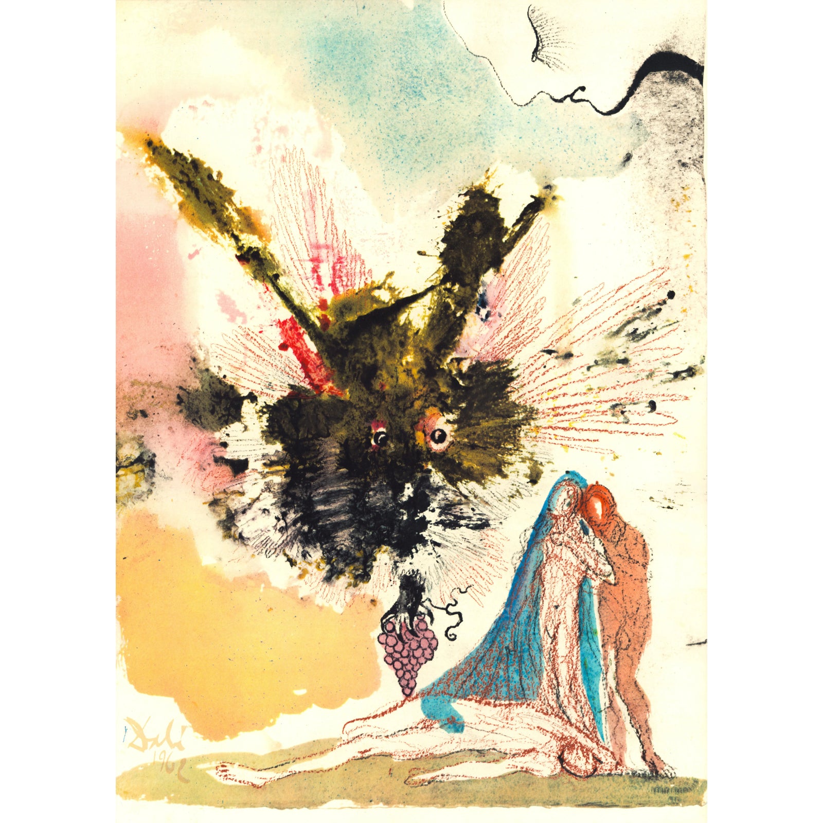 1969 Salvador Dalí Biblia Sacra "Noe Qui Primus Plantavit Vineam" (Noah ...