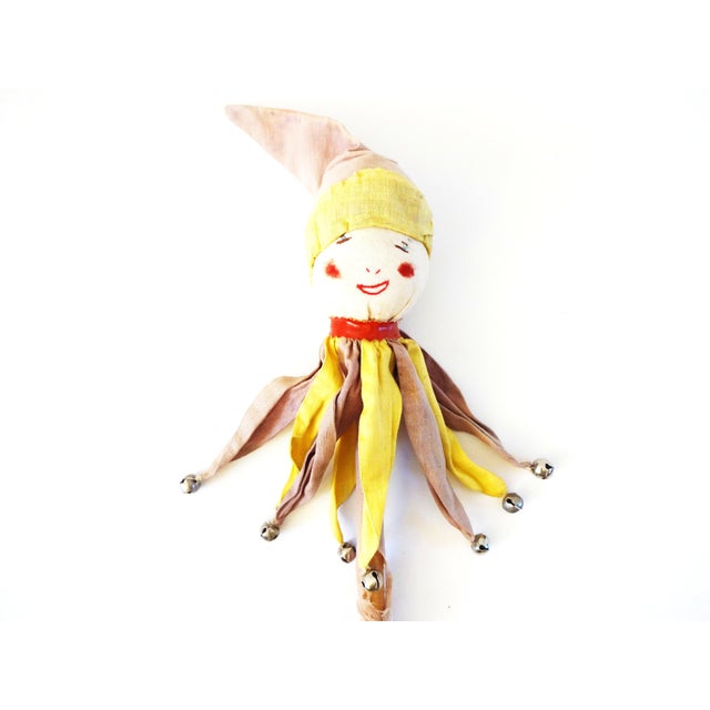 Early 20th Century Jester Marotte Toy | Chairish