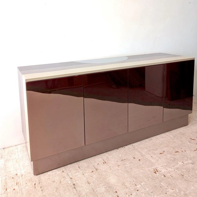 Vintage Postmodern Lacquer Sideboard by F Hayman Chaffey for ...