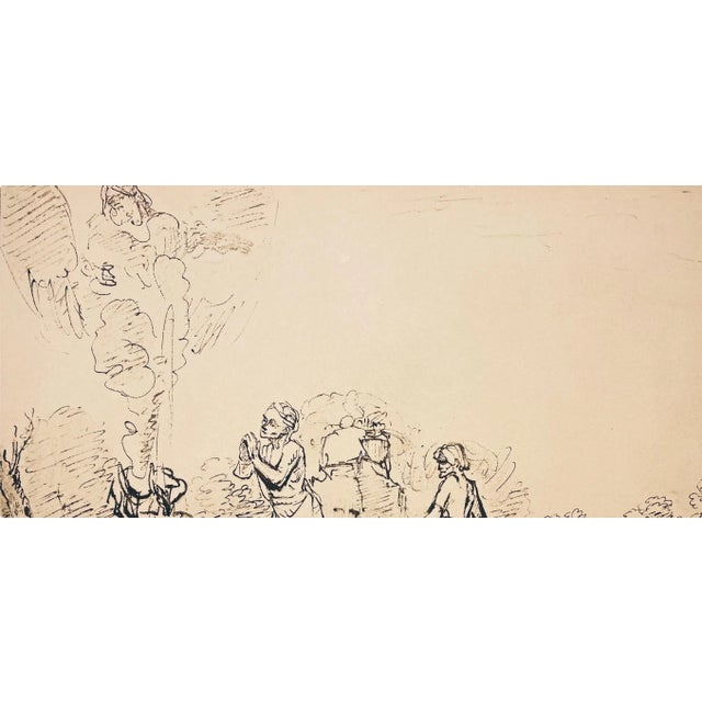 Rembrandt, The Offerings of Cain and Abel, Drawings for the Bible ...