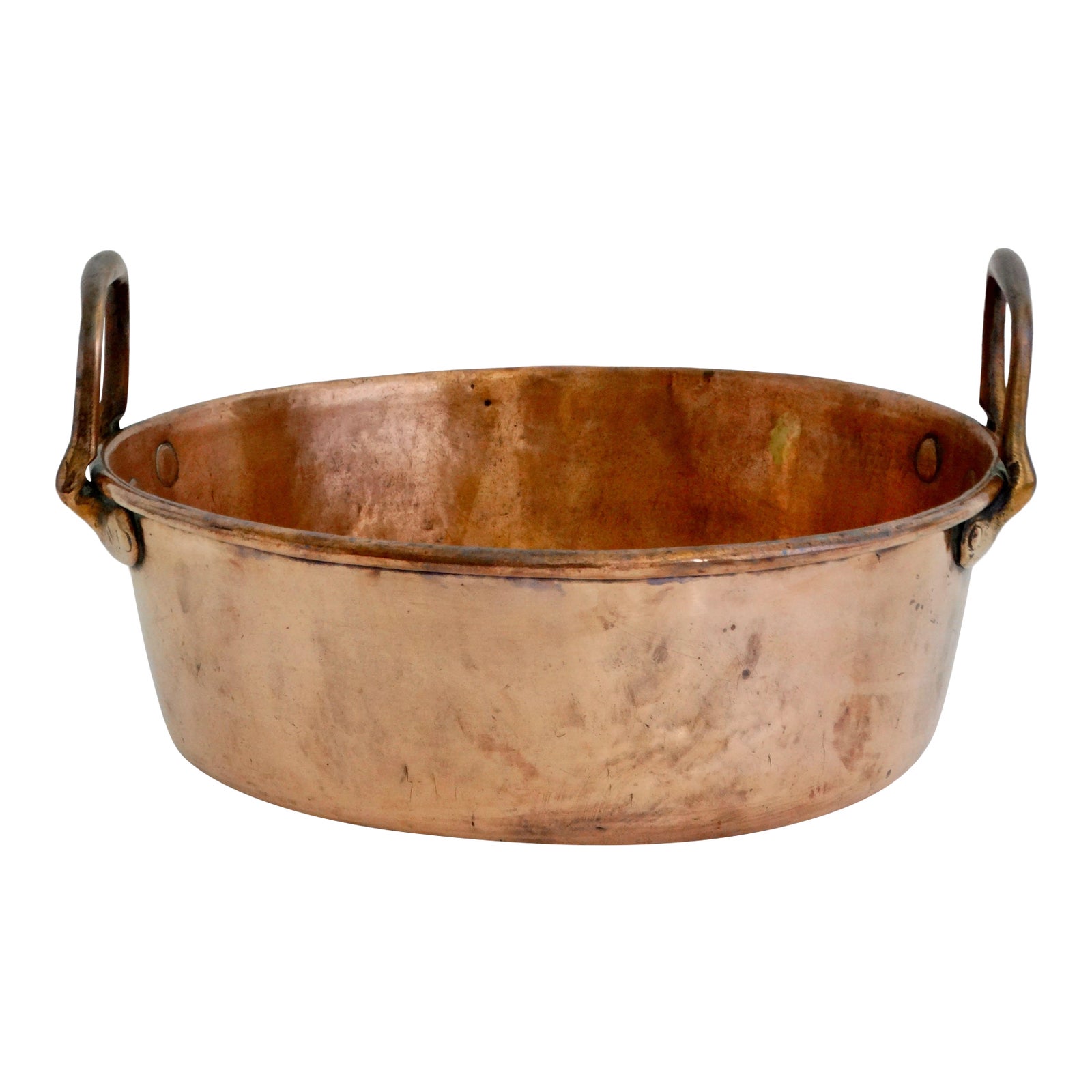 19th-Century Large French Copper Pan | Chairish