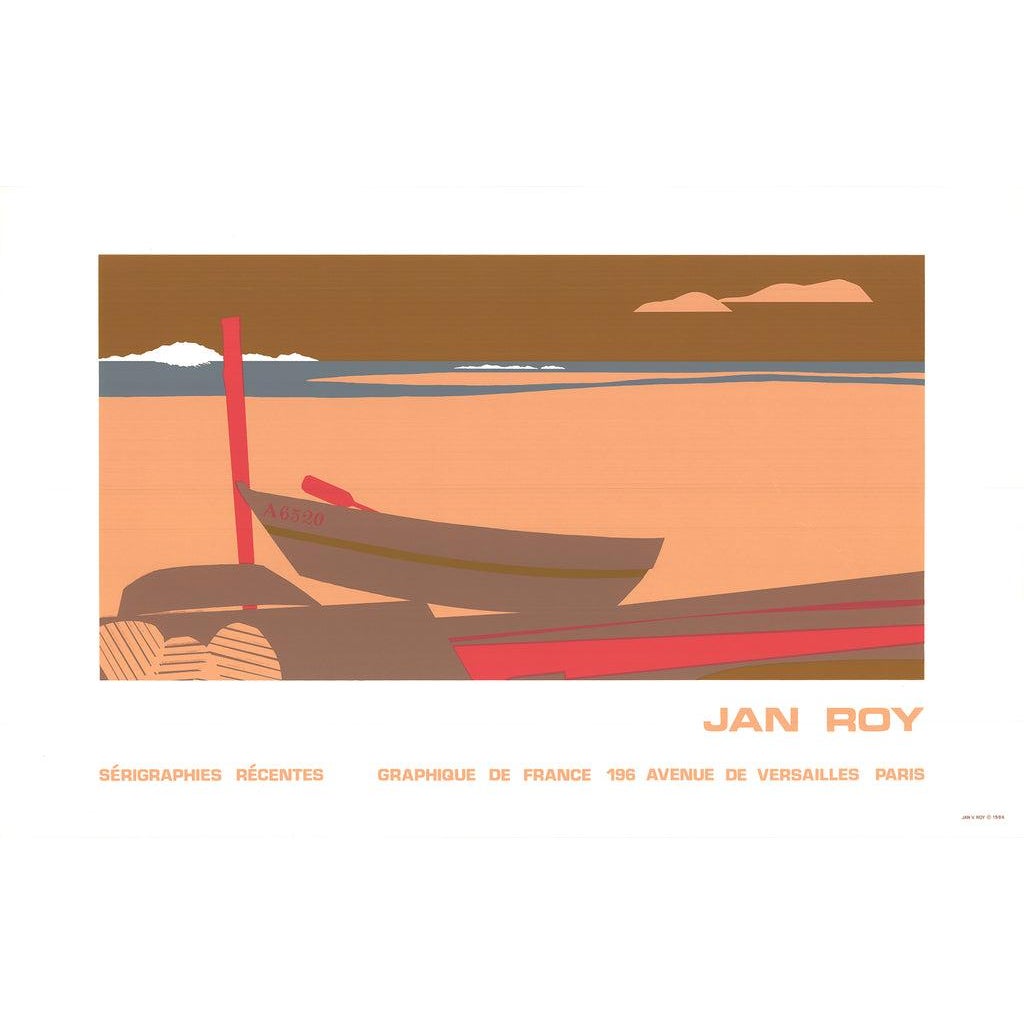 1984 Jan Roy 'Recent Serigraphs' Serigraph | Chairish