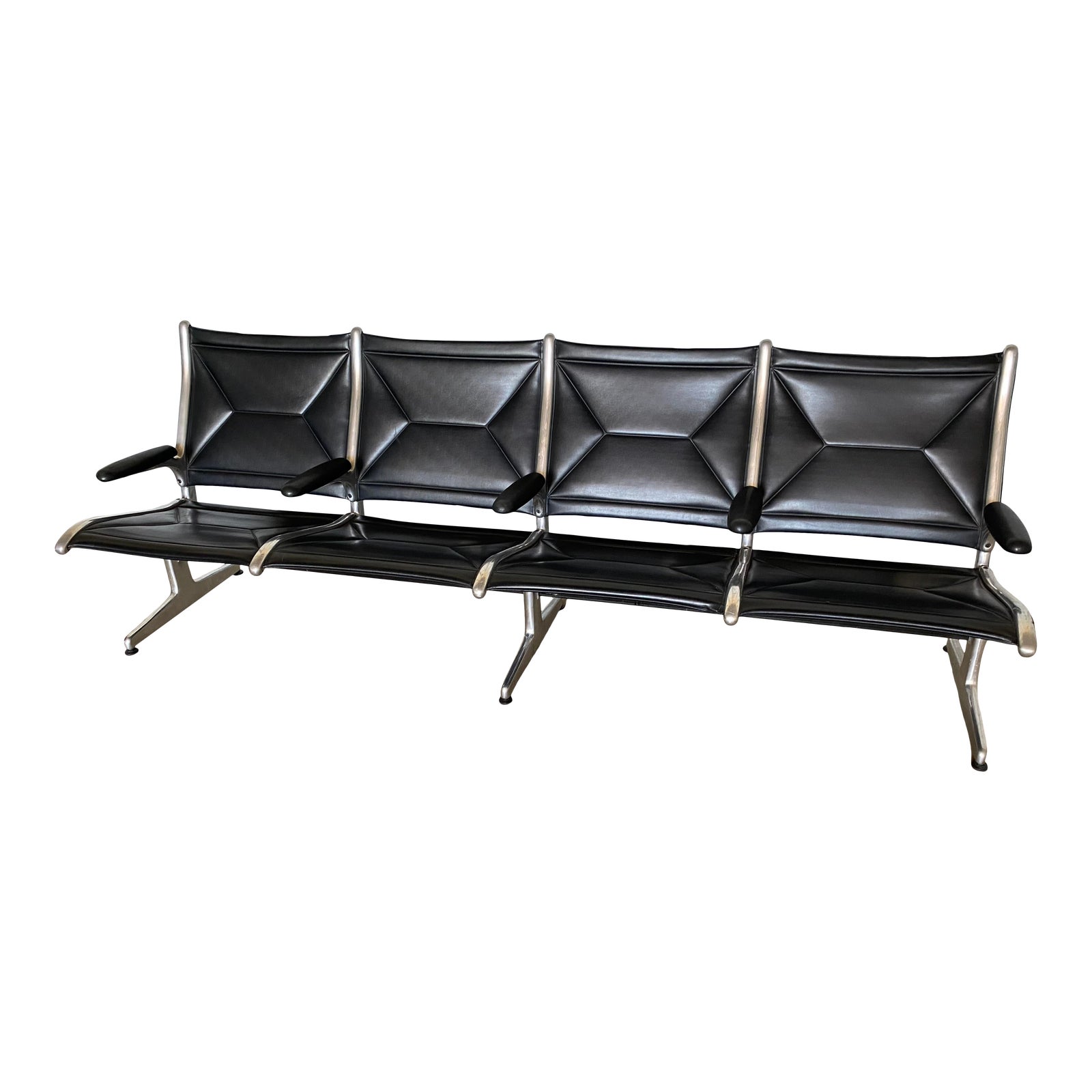 Eames for Herman Miller Tandem Sling Airport Bench | Chairish