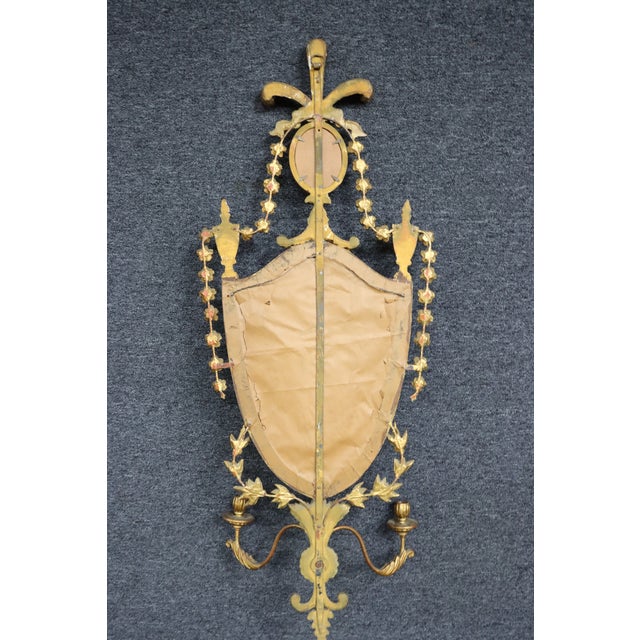 French Victorian Giltwood & Barbola Mirror | Chairish